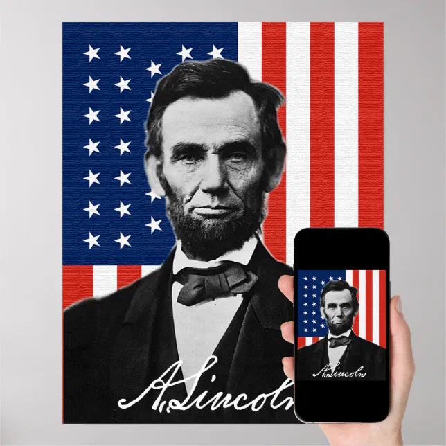 Abraham Lincoln Poster | Zazzle