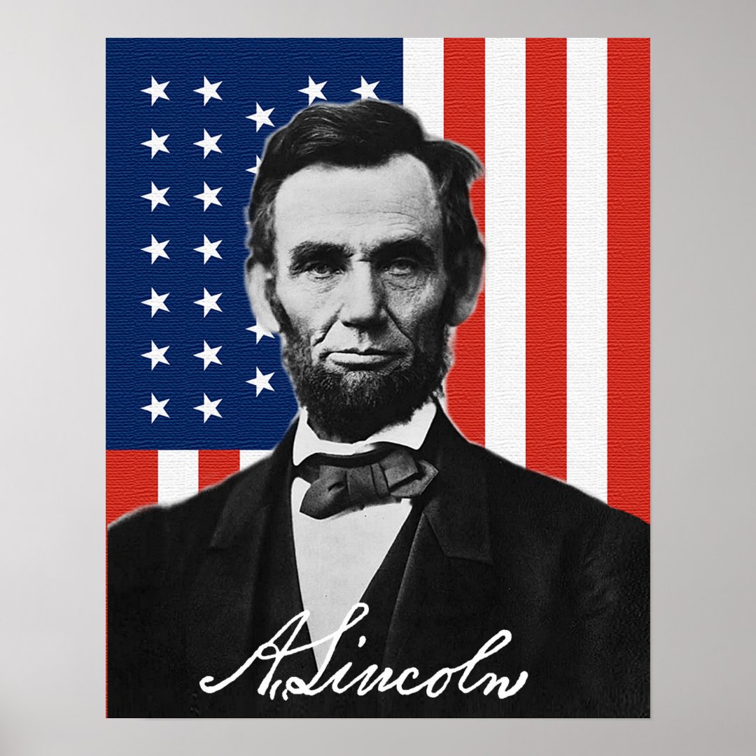 Abraham Lincoln Poster | Zazzle