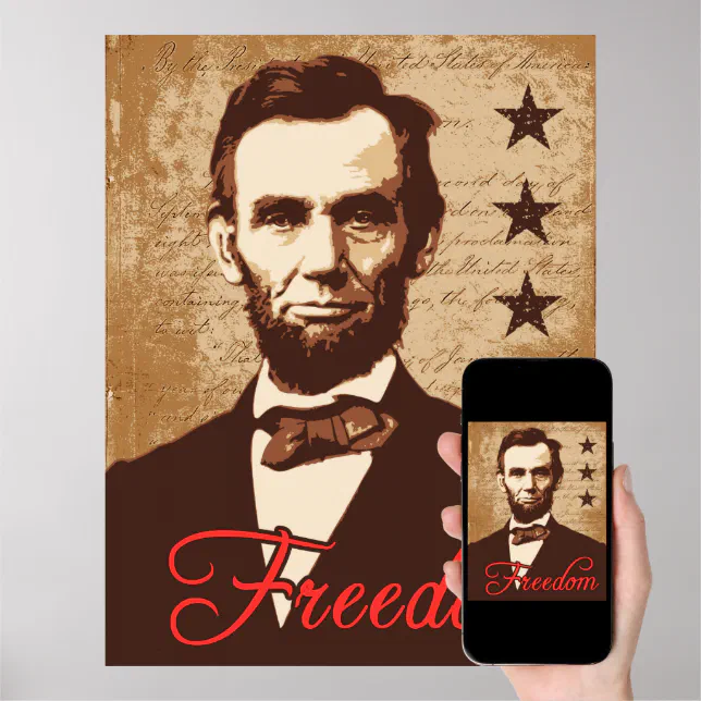 Abraham Lincoln Poster | Zazzle