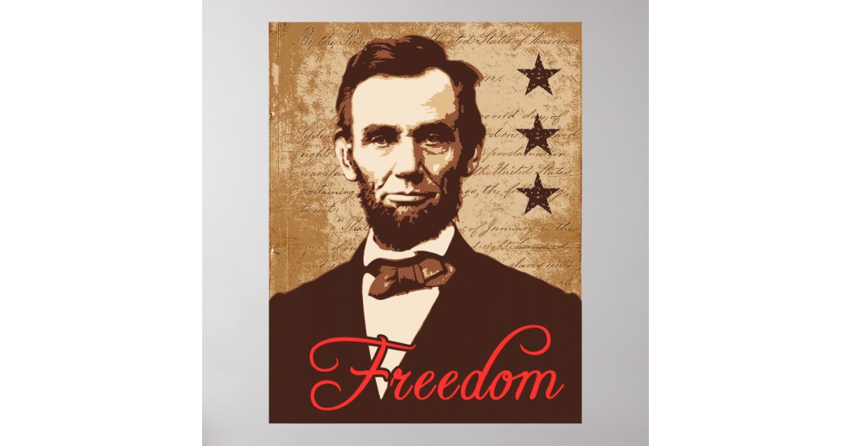 Abraham Lincoln Poster | Zazzle