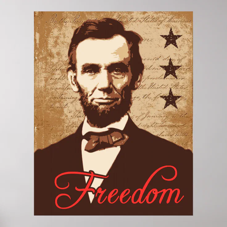 Abraham Lincoln Poster | Zazzle