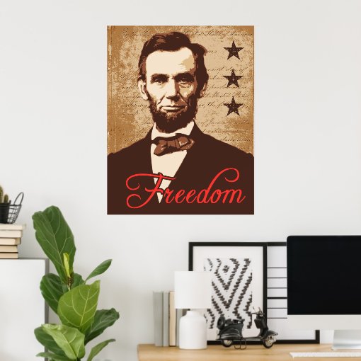 Abraham Lincoln Poster | Zazzle