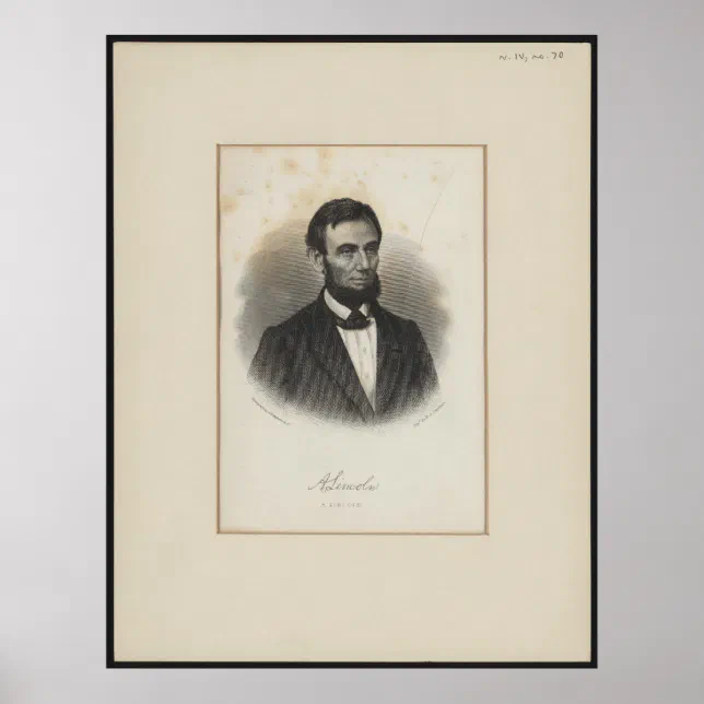 Abraham Lincoln Poster | Zazzle