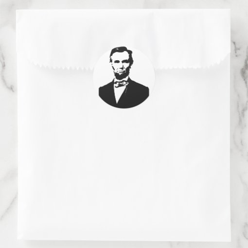 Abraham Lincoln President USA United States Classic Round Sticker | Zazzle