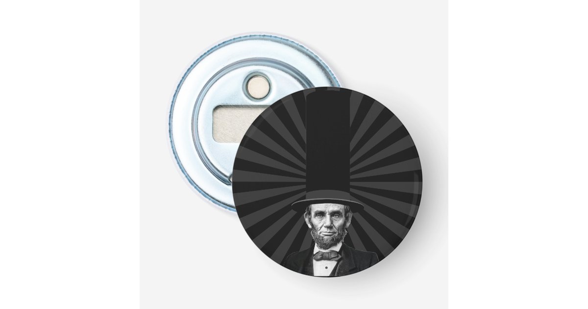 Abraham Lincoln Presidential Fashion Statement Bottle Opener | Zazzle