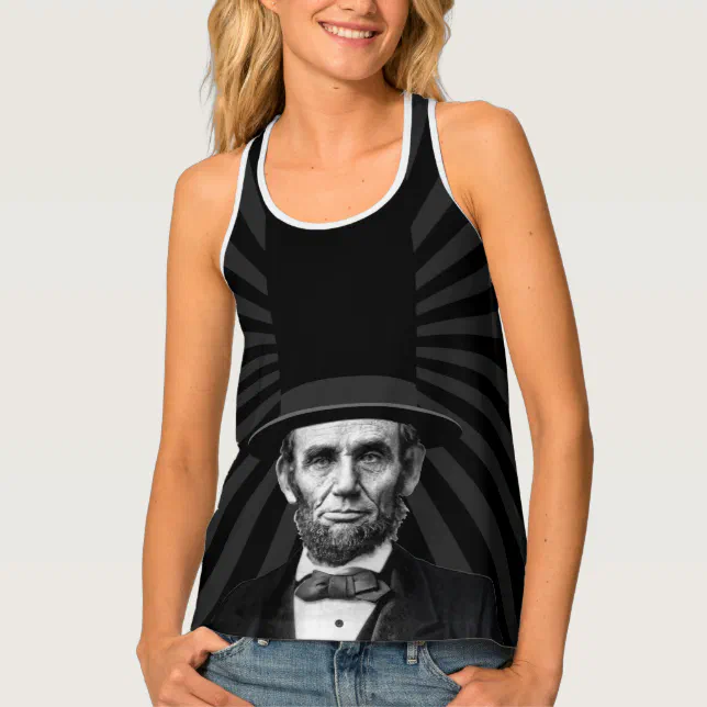 Abraham Lincoln Presidential Fashion Statement Tank Top | Zazzle