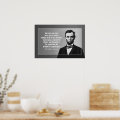 Abraham Lincoln Quote - Gettysburg Address Poster | Zazzle