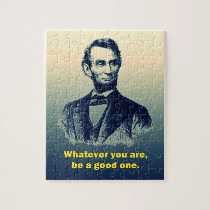 Abraham Lincoln Quote Jigsaw Puzzle | Zazzle