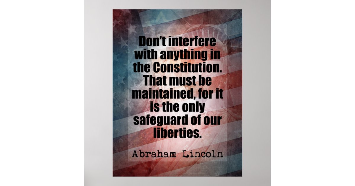 Abraham Lincoln Quote Poster | Zazzle
