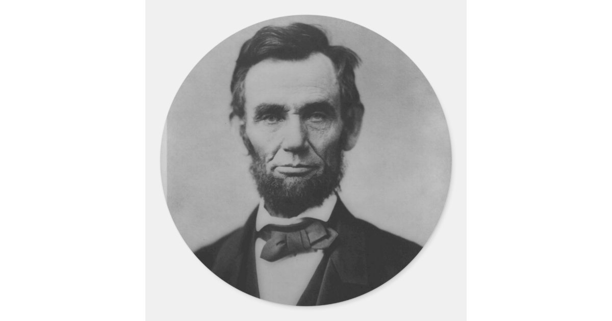 Abraham Lincoln Sticker | Zazzle
