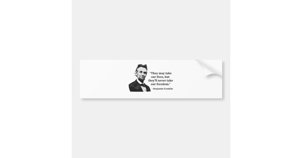 Abraham Lincoln Troll Quote Bumper Sticker | Zazzle