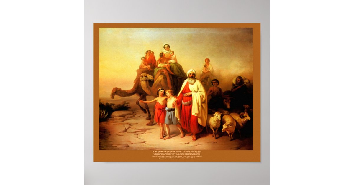 Abraham's Journey Josef Molnar Reproduction Poster | Zazzle