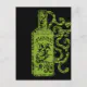 Absinthe Bottle Swirls Postcard | Zazzle
