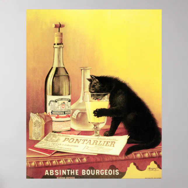 Absinthe Bourgeois Large Copy Poster | Zazzle