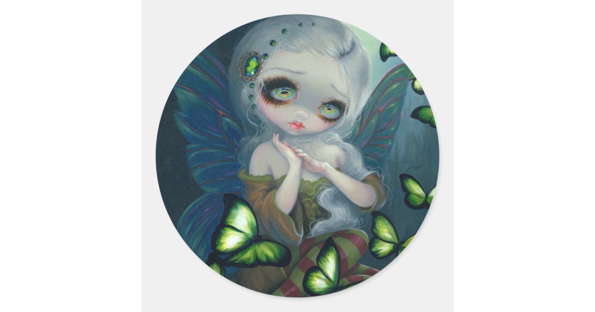 "Absinthe Butterflies" Sticker | Zazzle