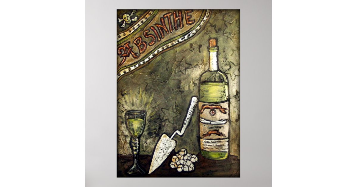 Absinthe ~ The Green Fairy Poster | Zazzle