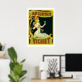 Absinthe Vichet, modern art nouveau Poster | Zazzle