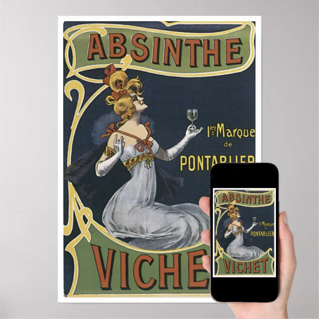 Absinthe Vichet Poster | Zazzle