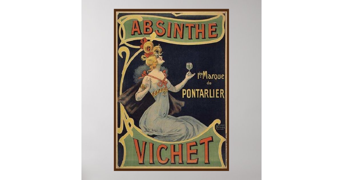 Absinthe Vichet Poster | Zazzle