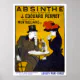 Absinthe Vintage Poster Restored | Zazzle