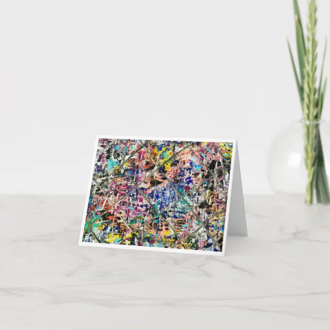 Abstract_26 Note Card | Zazzle
