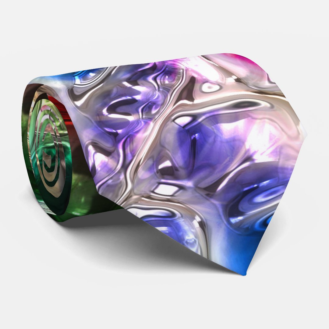 Abstract Art 132 Tie | Zazzle