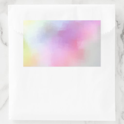 Abstract Art Blank Colorful Template Modern Rectangular Sticker | Zazzle