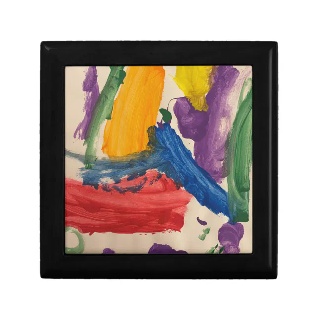 Abstract Art Gift Box | Zazzle