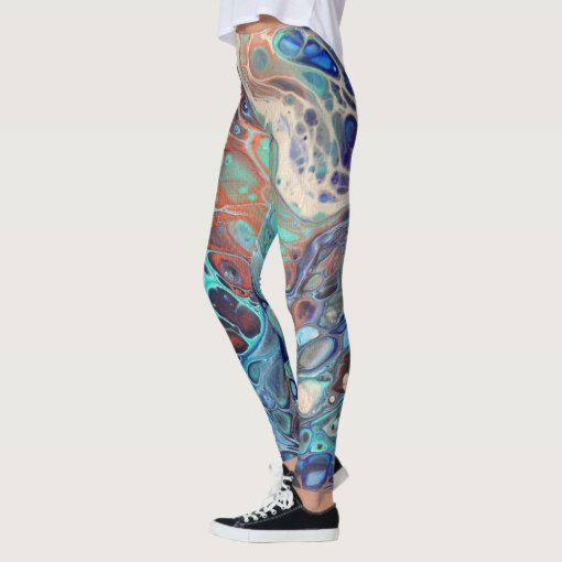 Abstract Art Leggings | Zazzle