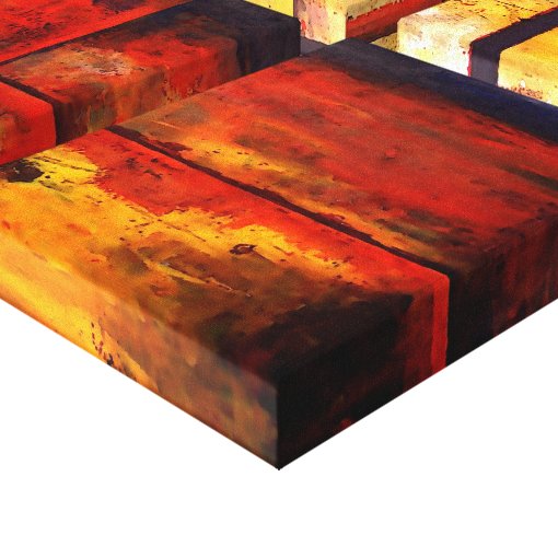 Abstract Art Quad Wrapped Canvas Set | Zazzle