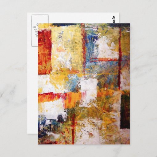Abstract Artwork Postcard | Zazzle