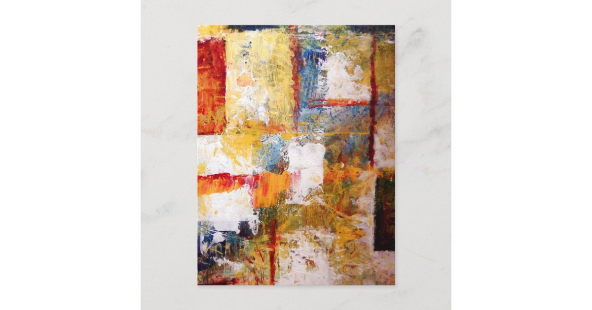 Abstract Artwork Postcard | Zazzle