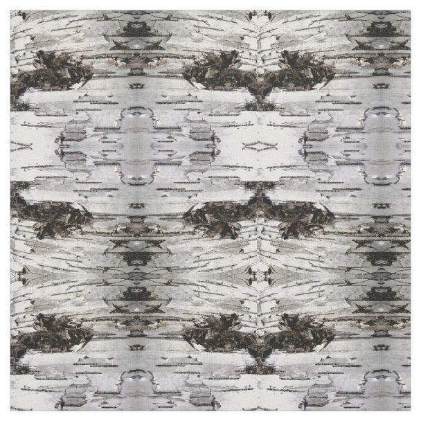 Birch bark pattern fabric | Zazzle.com