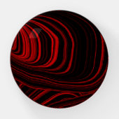 Abstract Black and Red Geode Look Pattern Art Paperweight | Zazzle