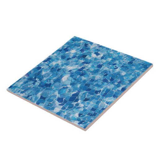 Abstract Blue Water Surface Ceramic Tile | Zazzle