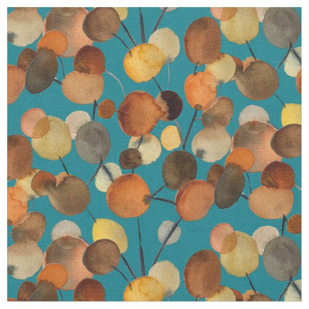 Autumn Tree Fabric | Zazzle
