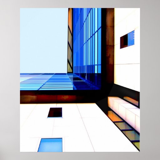 Abstract Building Architecture I Poster | Zazzle