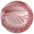 Abstract Butterfly Colorful Fantasy Fractal Art Softball | Zazzle