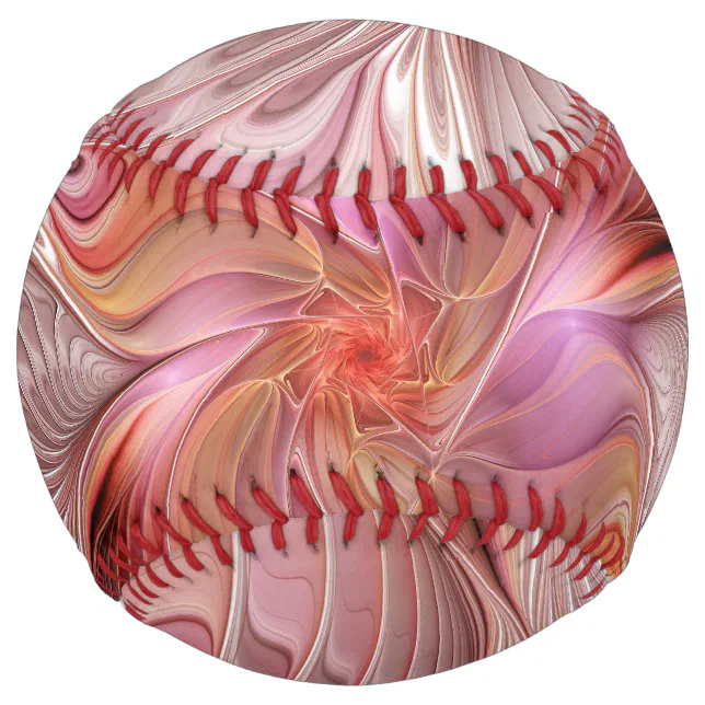Abstract Butterfly Colorful Fantasy Fractal Art Softball | Zazzle