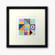 Abstract Colorful Modern Geometric Poster | Zazzle