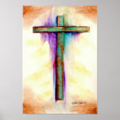 Abstract Cross Poster | Zazzle