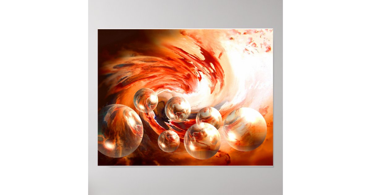 Abstract Digital Design Poster | Zazzle