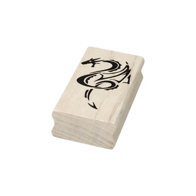 abstract dragon art stamp | Zazzle