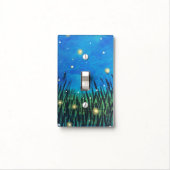 Abstract Firefly Landscape Switch Plate Cover | Zazzle