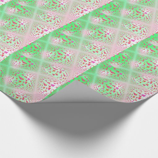Abstract Floating Tiny Triangles Wrapping Paper | Zazzle