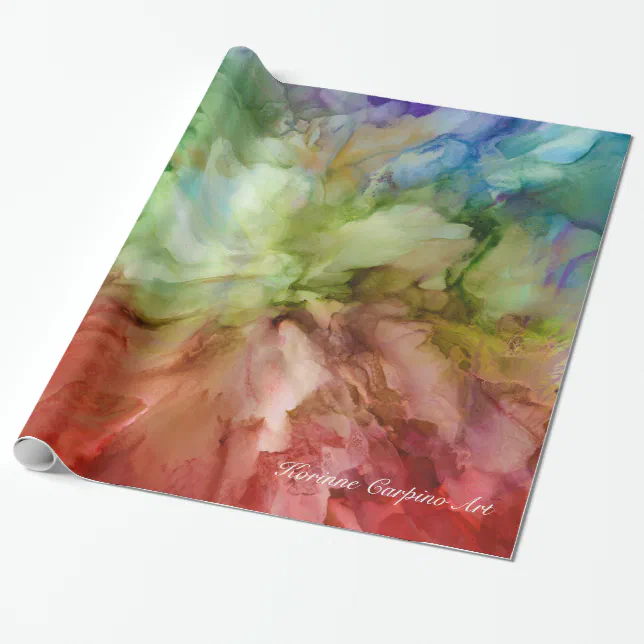 Abstract Floral Petals Tissue Paper | Zazzle