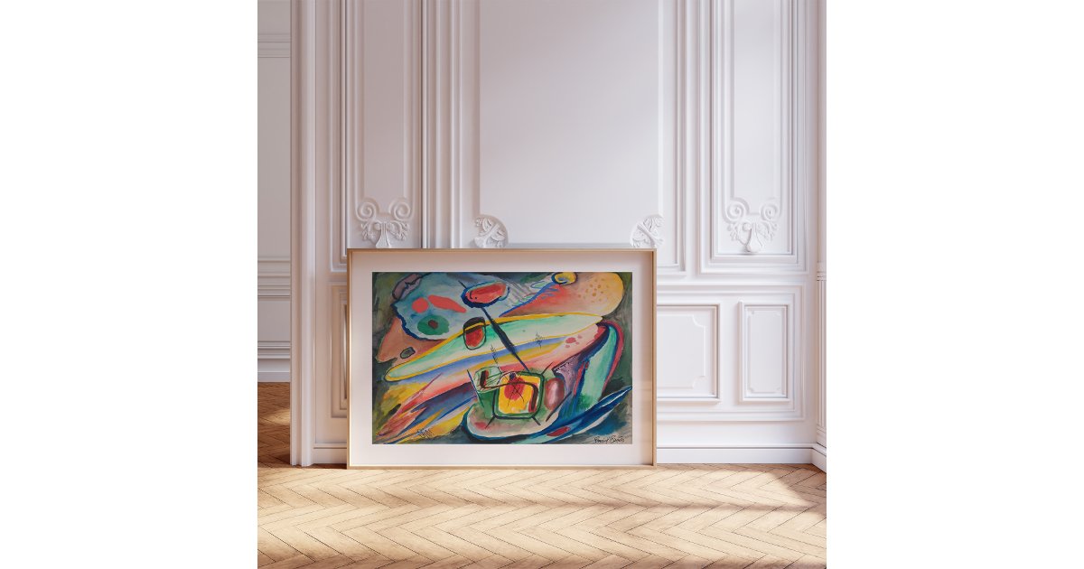 Abstract Forms | Rudolf Bauer Framed Art | Zazzle