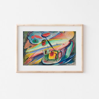 Abstract Forms | Rudolf Bauer Poster | Zazzle