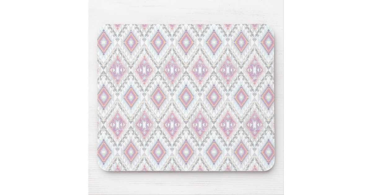 Abstract Geometric Aztec Pattern Mouse Pad | Zazzle