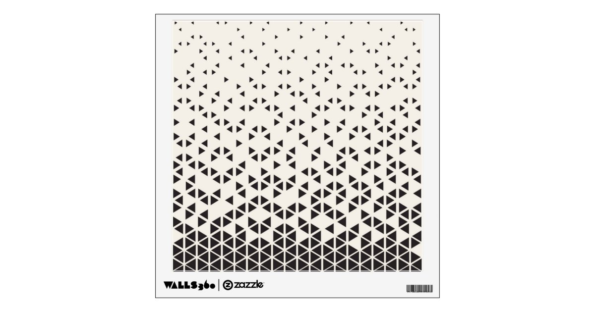 Abstract Geometric Design Wall Decal | Zazzle